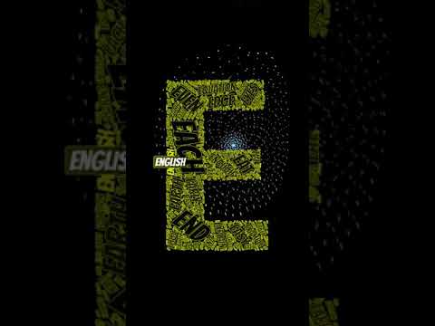 Letter E Word Cloud