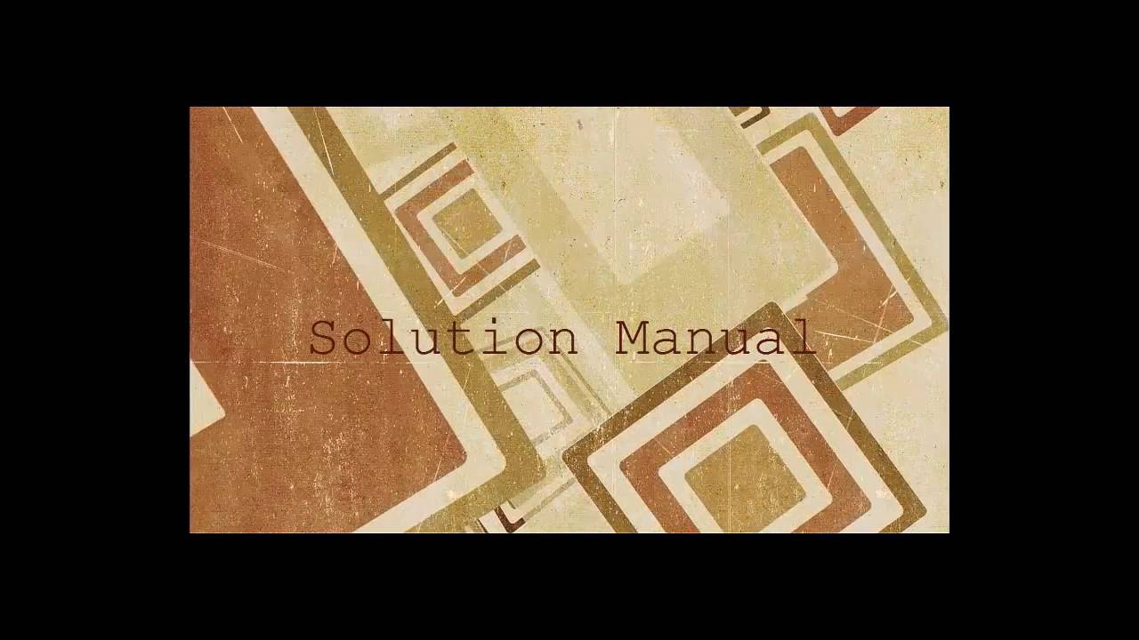 Solution Manual Fundamentals of Electric Circuits