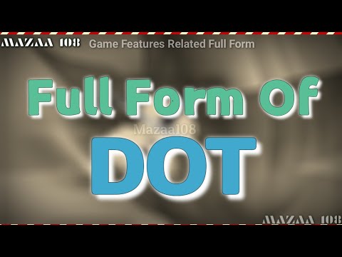 Full Form of DOT | DOT full form | DOT Ka Full Form | DOT Stands for | DOT Means | #Shorts_Video
