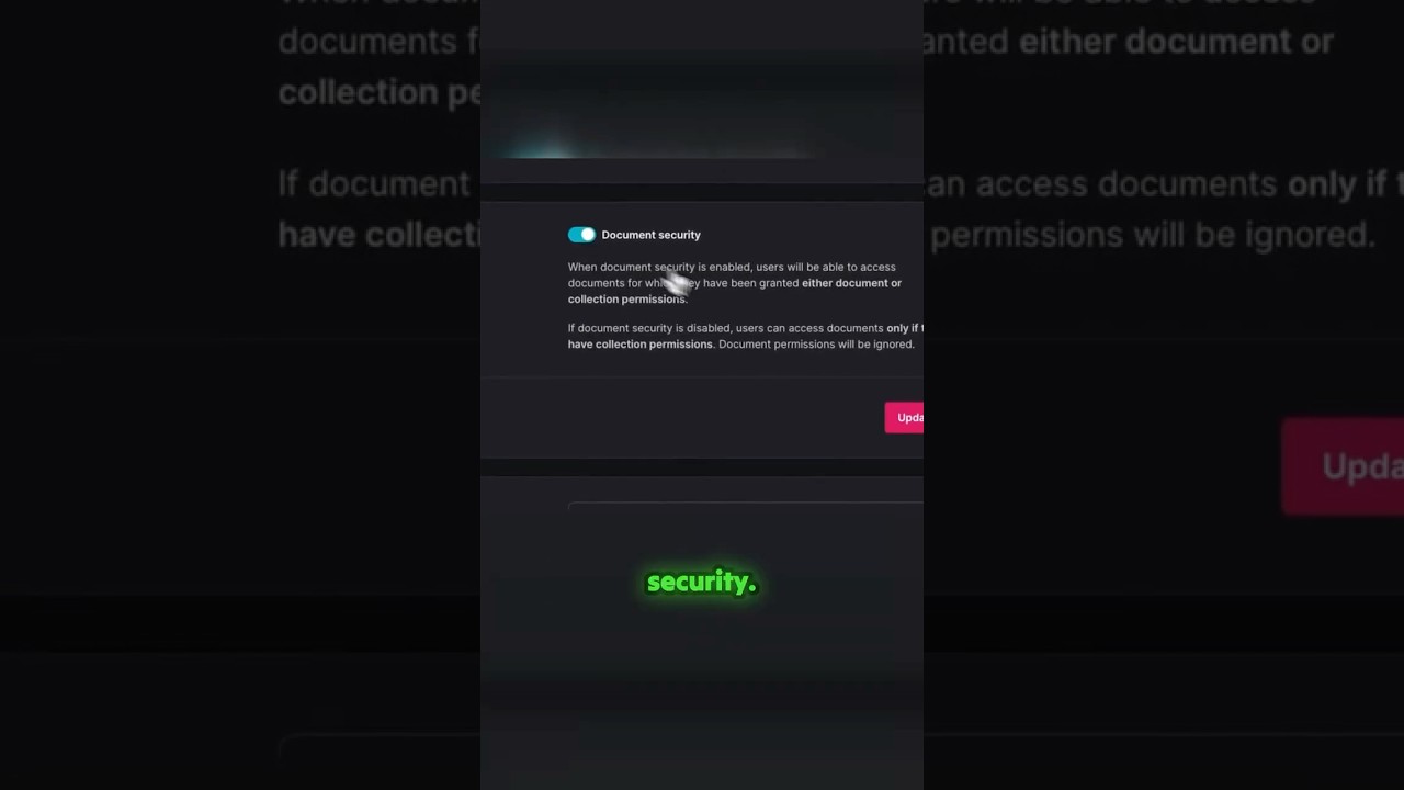 Setting document-level security with Appwrite