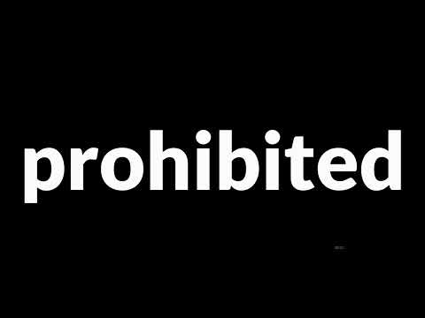 Prohibited Meaning In Urdu | Prohibited Meaning | Prohibited Ka Matlab Kya Hota Hai | Prohibited Urd