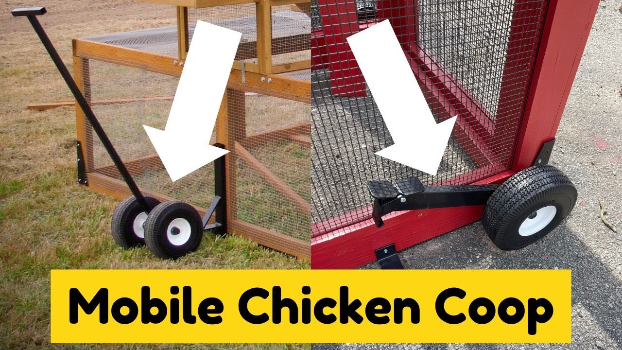 Chicken Tractor Wheel Lift Kit - Chicken Chariot