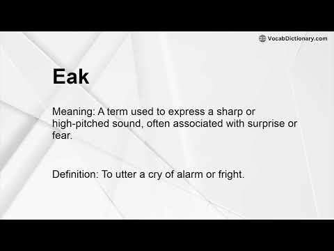 Eak Meaning