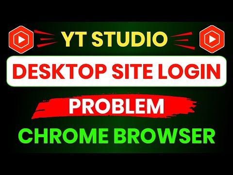 YouTube login problem in chrome Browser, Redirect to YT Studio problem solution