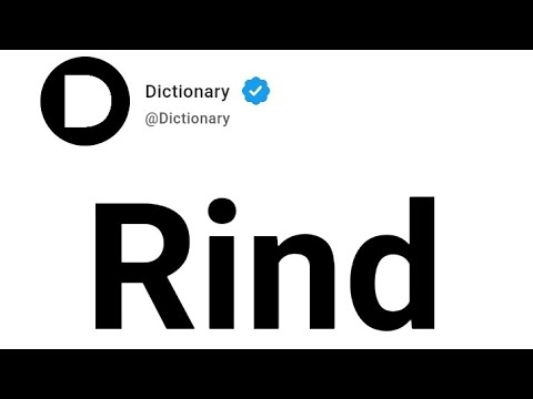 Rind Meaning In English