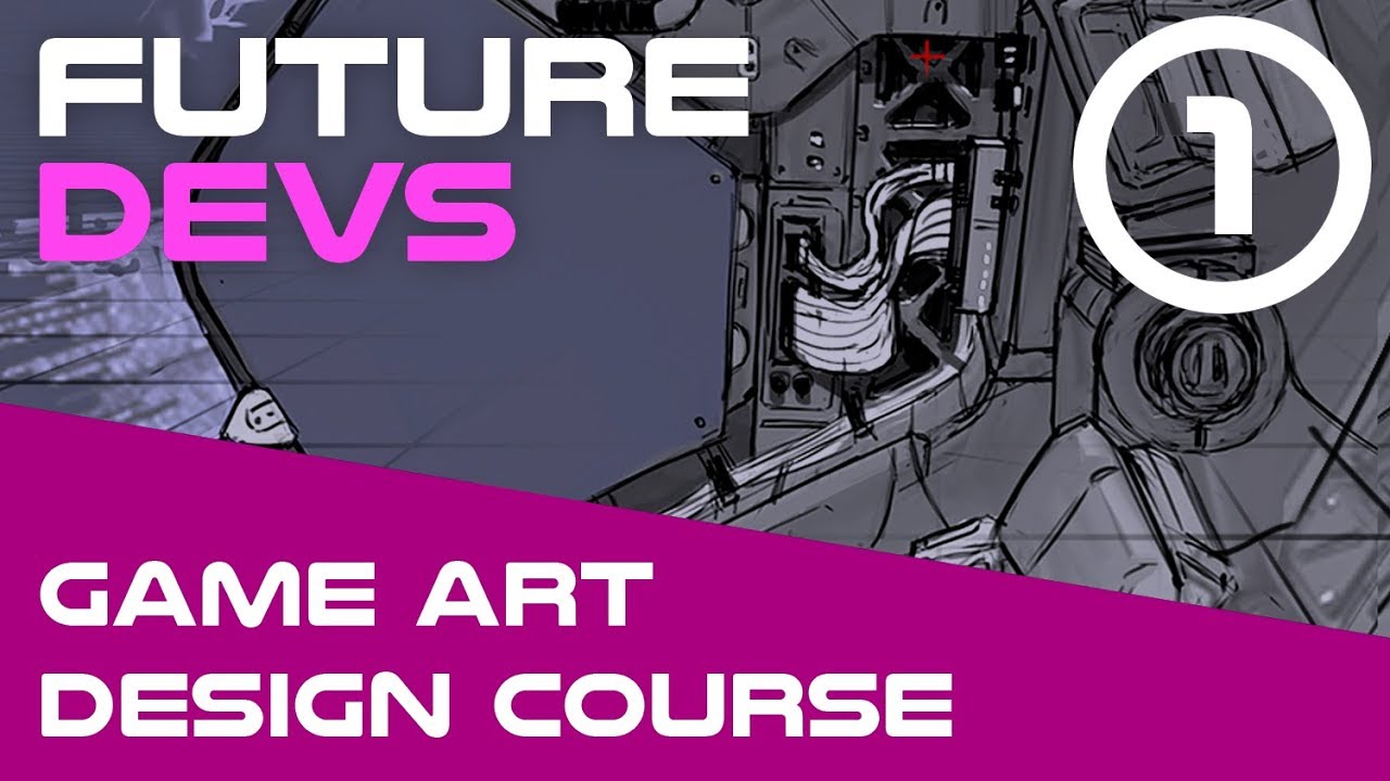 (part 2) Intro to Perspective Drawing. Game art and design