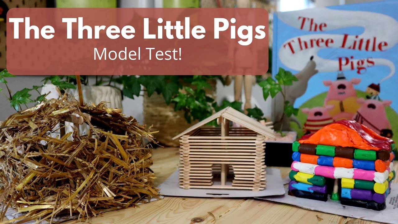The Three Little Pigs - House Model Test!