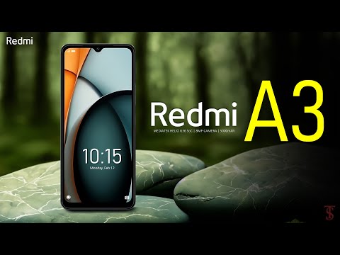 Redmi A3 Price, Official Look, Design, Specifications, 6GB RAM, Camera, Features | #redmia3