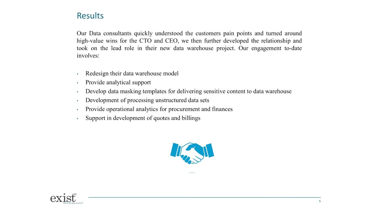 Data Warehouse Consulting & Implementation Case Study