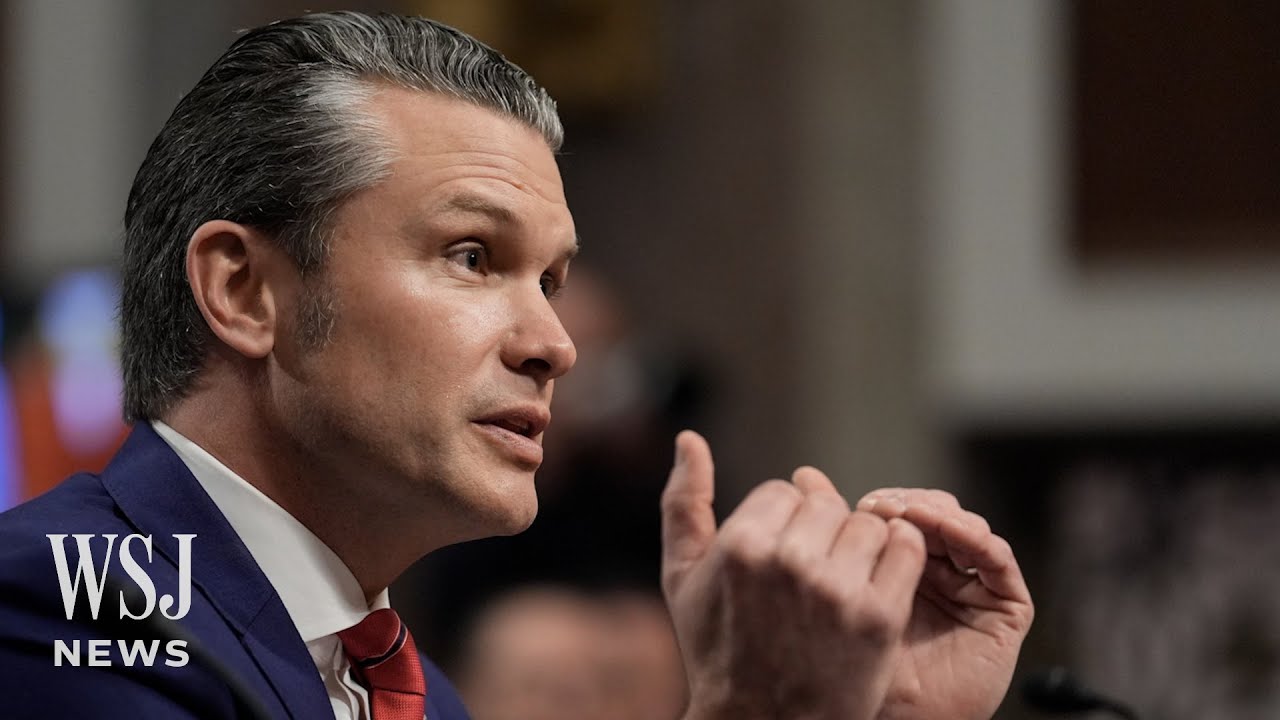 Hegseth Cites ‘Standards’ When Asked About Women in the Military | WSJ News