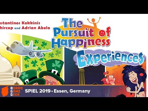 The Pursuit of Happiness: Experiences - game overview at SPIEL 2019