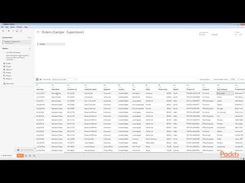 Learn Mastering Tableau 2018 1 Second Edition Creating Your First Visual | packtpub com - Mind ...