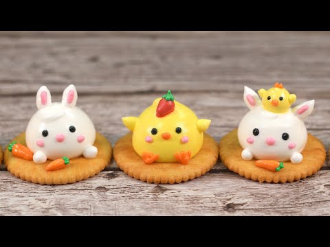 Can you eat these cute Bunny & Chick 3D Meringue Cookies?!