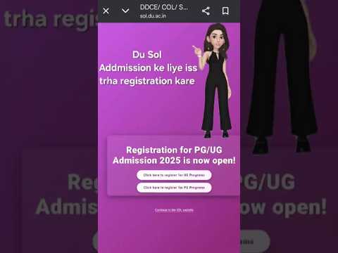 DU SOL Admission Starts 2025👍🏻 Breaking News 🤯| How To Get Admission In DU SOL Process #ytshorts