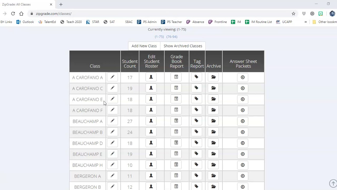 EHHS Zipgrade - Printing Pre Filled Answer Keys