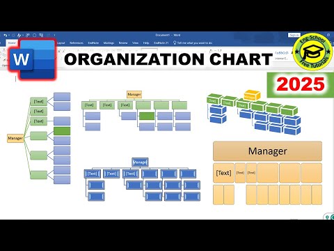 How to Create a Professional Organization Chart in Word| Organization Chart In Word