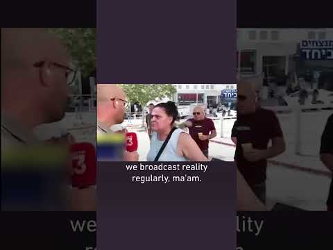 Israeli Channel 13 kicked out of scene of Iranian missile strike