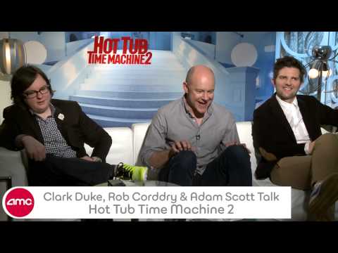 Clark Duke, Rob Corddry, & Adam Scott Talk HOT TUB TIME MACHINE 2