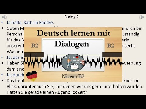 Dialoge B2 | Deutsch lernen durch Hören | 5 |
