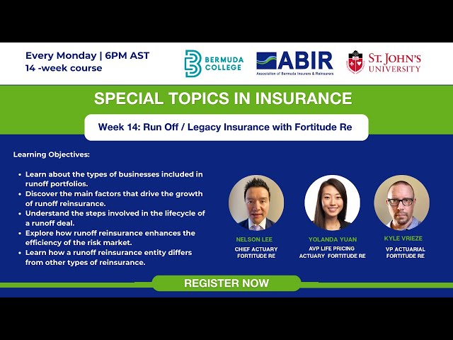 Understanding Runoff Reinsurance: Insights from Class 14 of INS 2298 ...