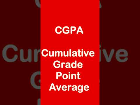 CGPA full form