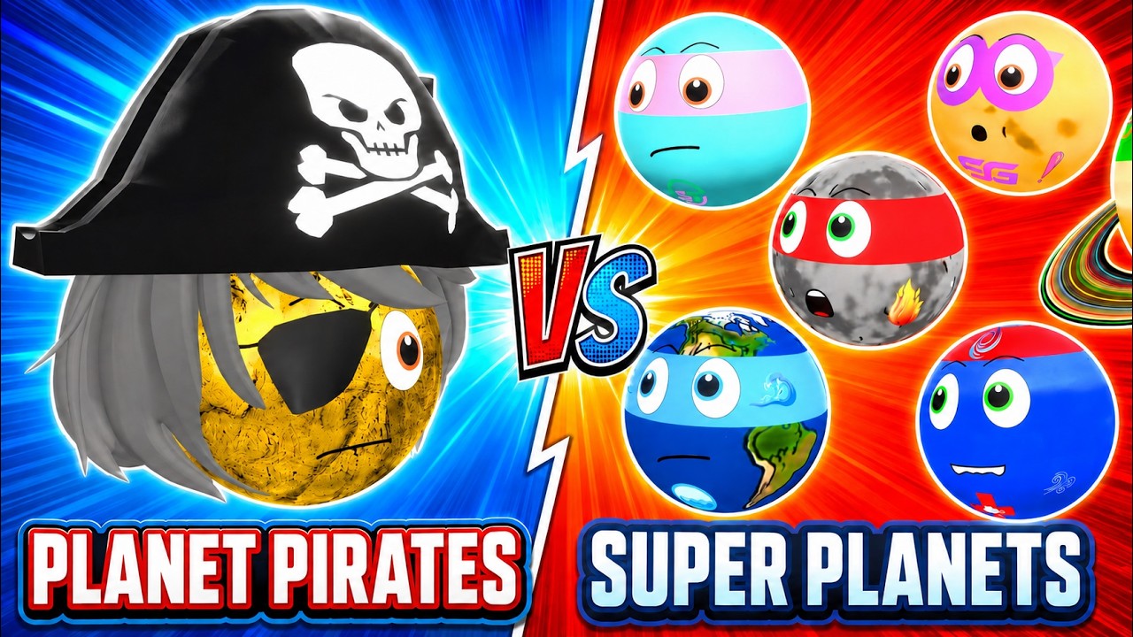 Super Planets: Space Pirates - A Solar System Planet Story for Kids