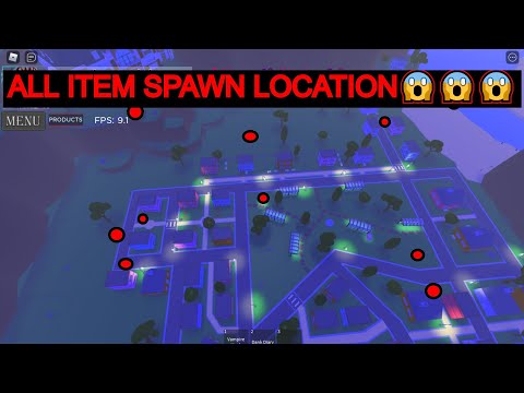 ALL ITEM SPAWN LOCATION!!! | A UNIVERSAL TIME | ROBLOX