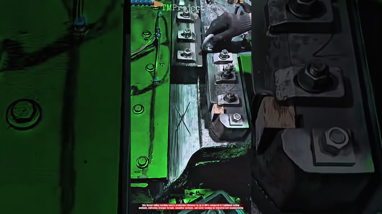 Innovative Best Thread Rolling Machine : High-Efficiency Precision Bolt Forming Process