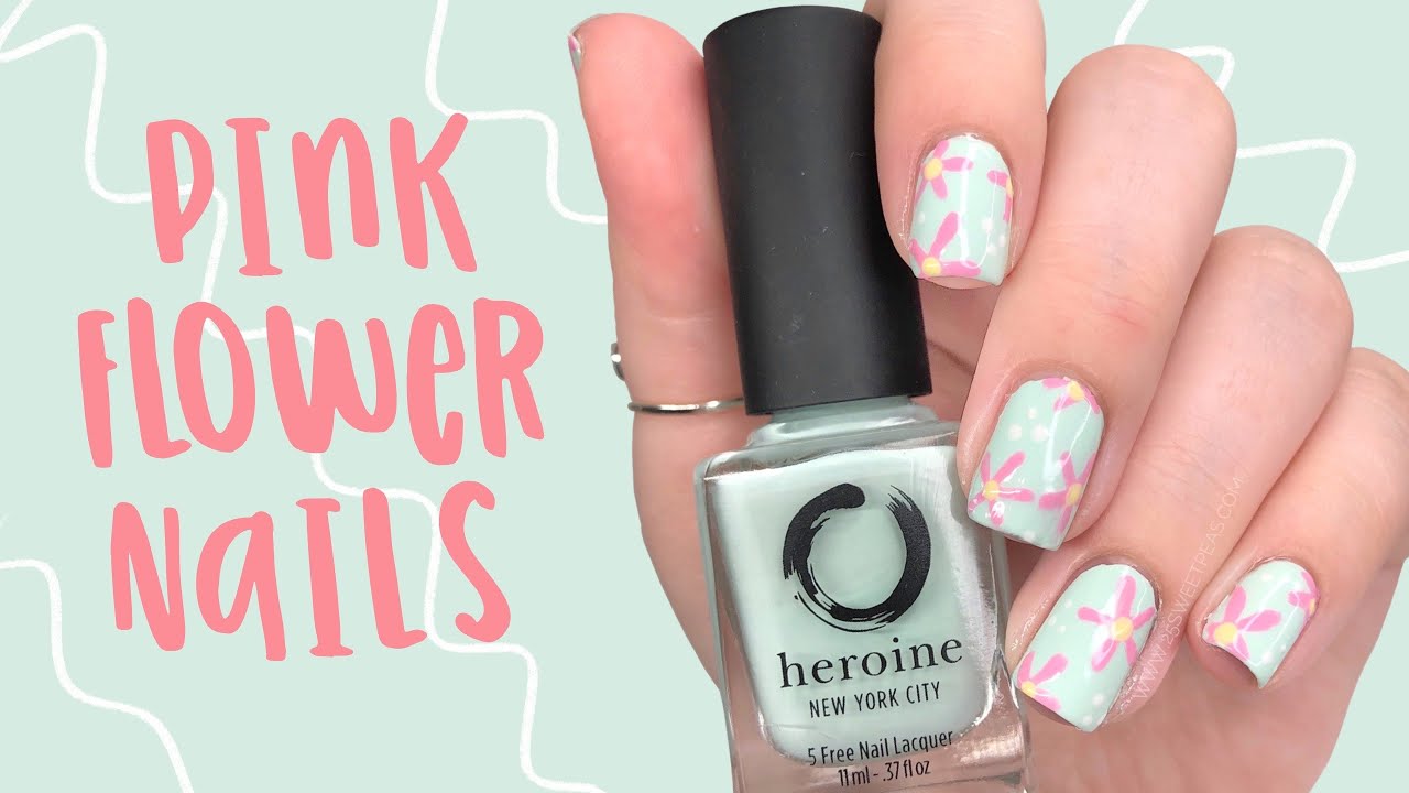 Simple Flower Nail Art Tutorial | 25 Sweetpeas