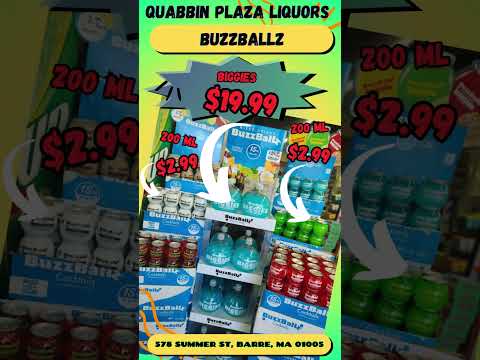 BuzzBall at Quabbin Plaza Liquors: Liquor store in Barre, MA!