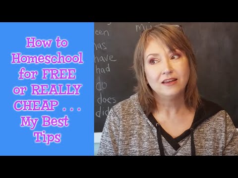 How to Homeschool for Cheap or Free! My Best Tips - not Just Easy Peasy Online