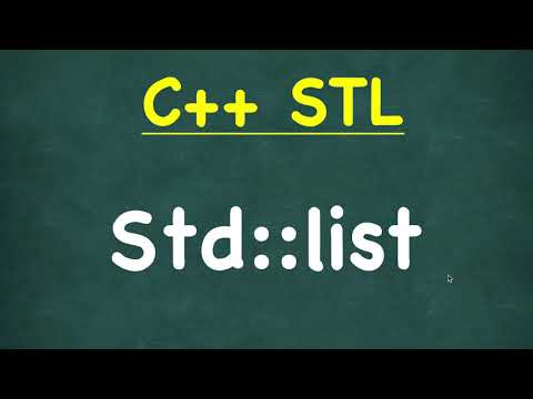 Learn List | C STL Standard Template Library | std list - Mind Luster