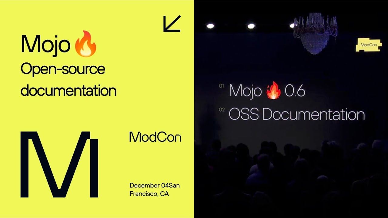 ModCon 2023: Open-sourcing Mojo🔥 Documentation