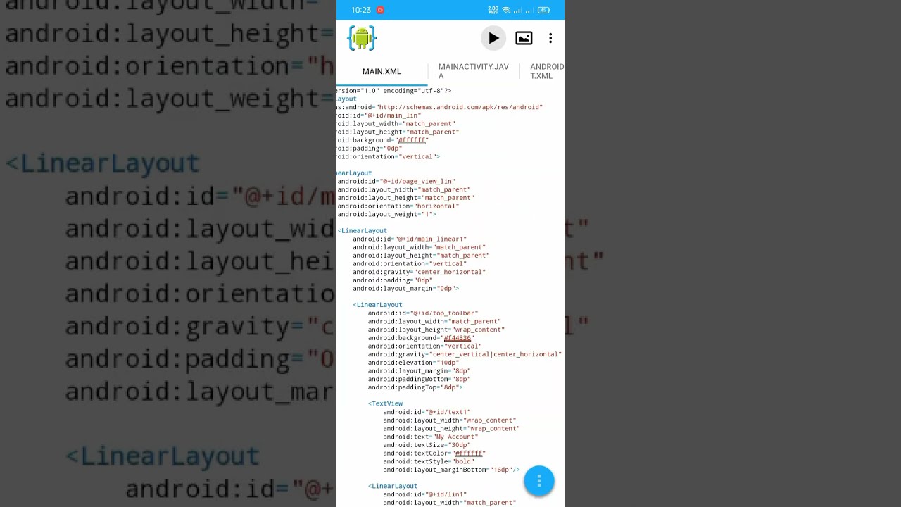 How to Create Ui Design in AIDE APK in Android