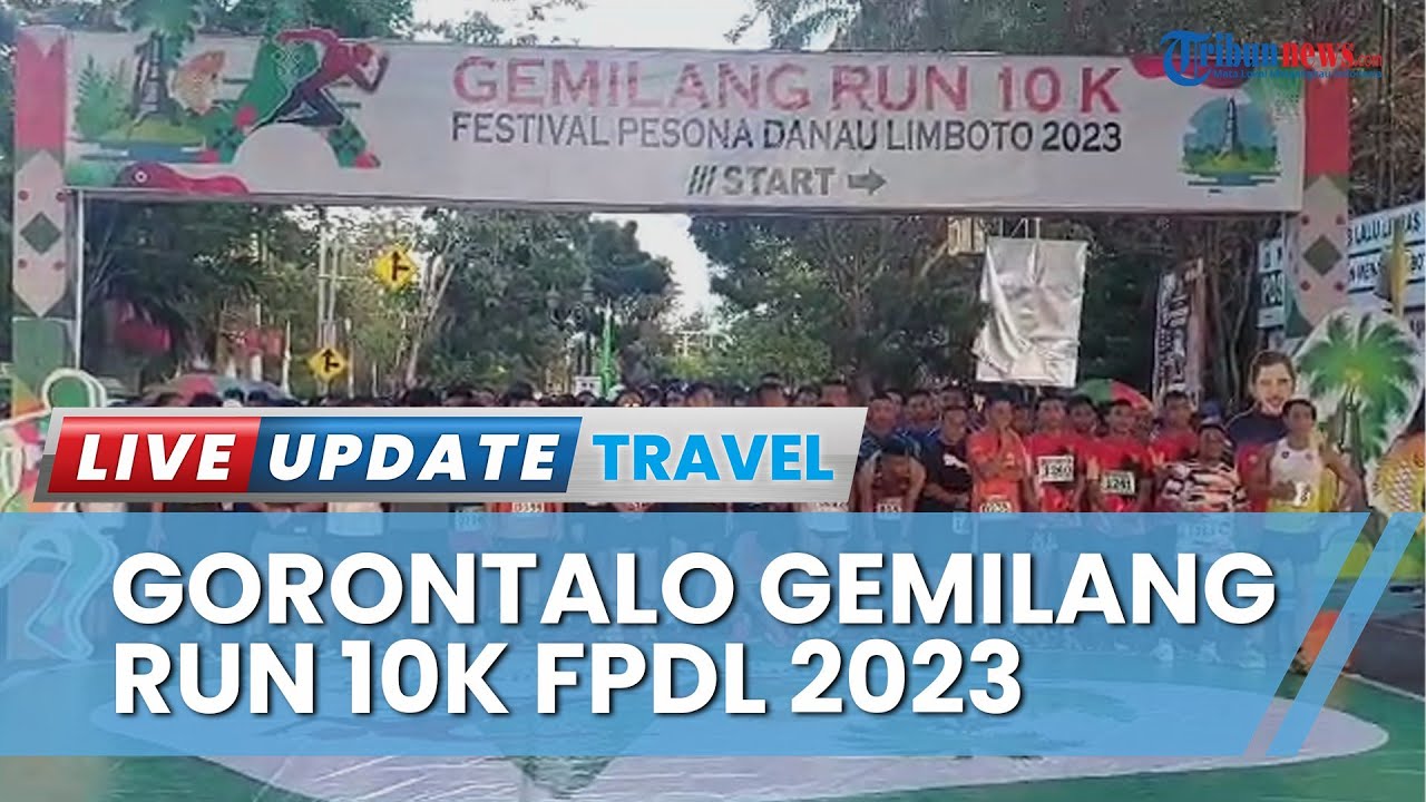 Meriahkan Gemilang Run 10K Festival Pesona Danau Limboto 2023, Diikuti 1.494 Pelari - Tribun Video