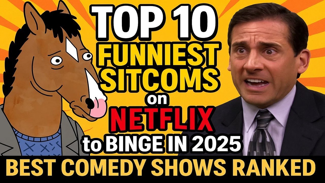 Top 10 Funniest Sitcoms on Netflix to Binge in 2025 | Best Comedy Shows Ranked