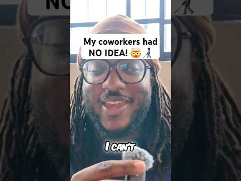 Can BLIND PEOPLE Work Corporate Jobs? #legallyblind #youtubeshorts #corporatelife #workplacewellness