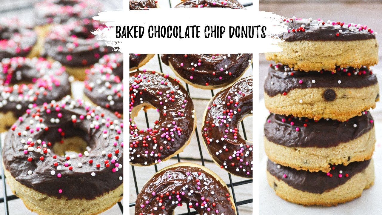 Baked Chocolate Chip Donuts | Farm Fresh with a Twist