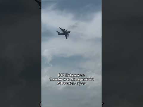 #c17globemaster #USAF #ANG #military #cargo #aircraft #jet #airshow #michigan #airforce #aircraft