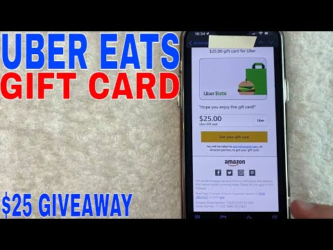 π΄ Free $25 Uber Eats Gift Card Giveaway π΄