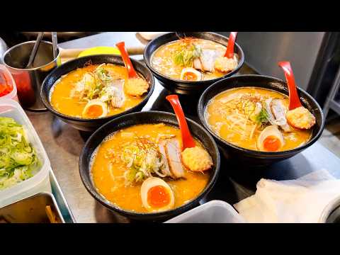A ramen shop in Hokkaido, Japan that sells 240 bowls a day - Hokkaido’s Feverish Highlights!