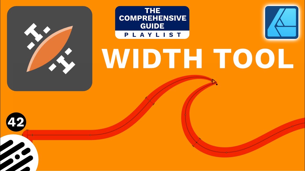 Affinity Designer Tutorial: How to Use the Width Tool