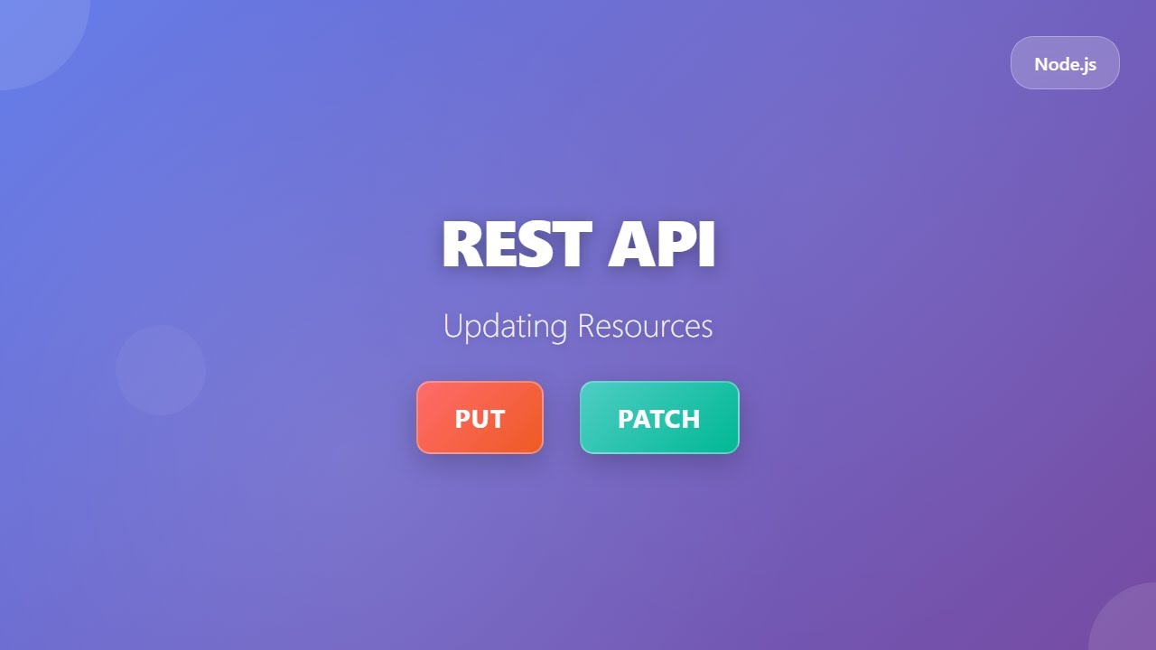 REST API: PUT vs PATCH - Update Resources Like a Pro! 🚀