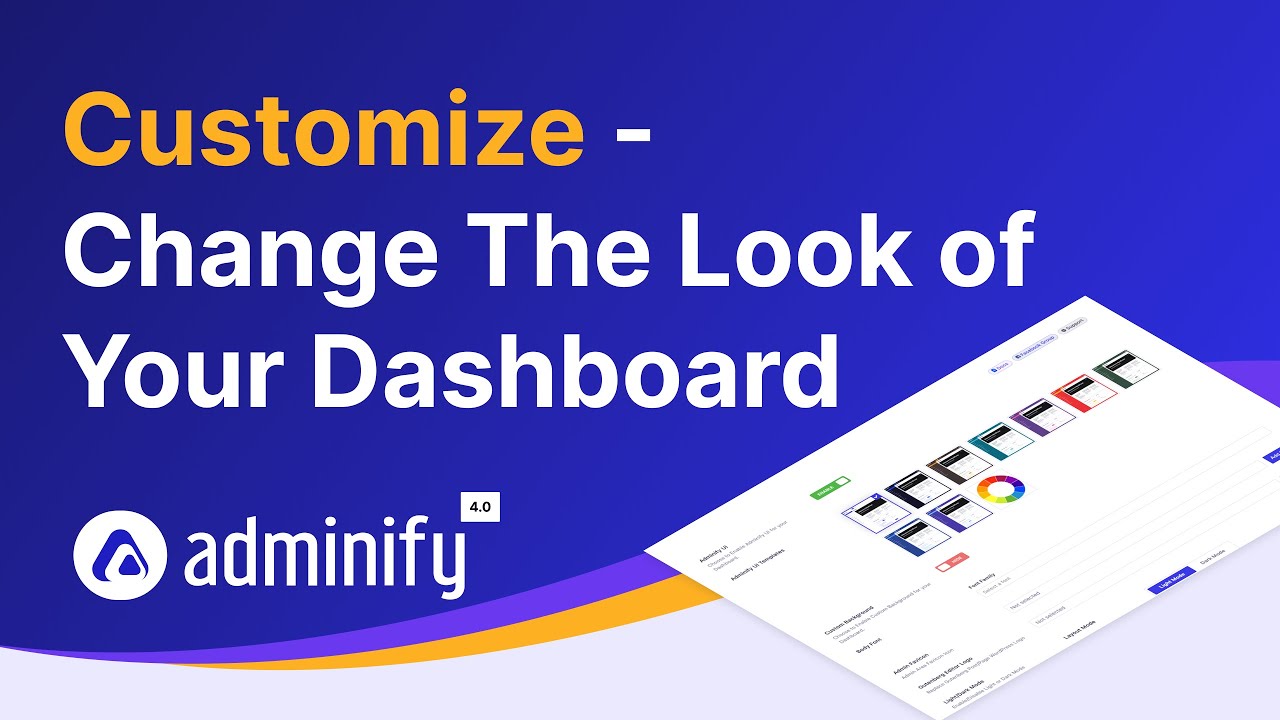 Discover the Dashboard Customization with WP Adminify!