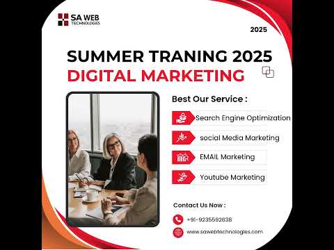 SA Web Technologies | Digital Marketing Internship Program 2025 #bestdigitalmarketingcourse