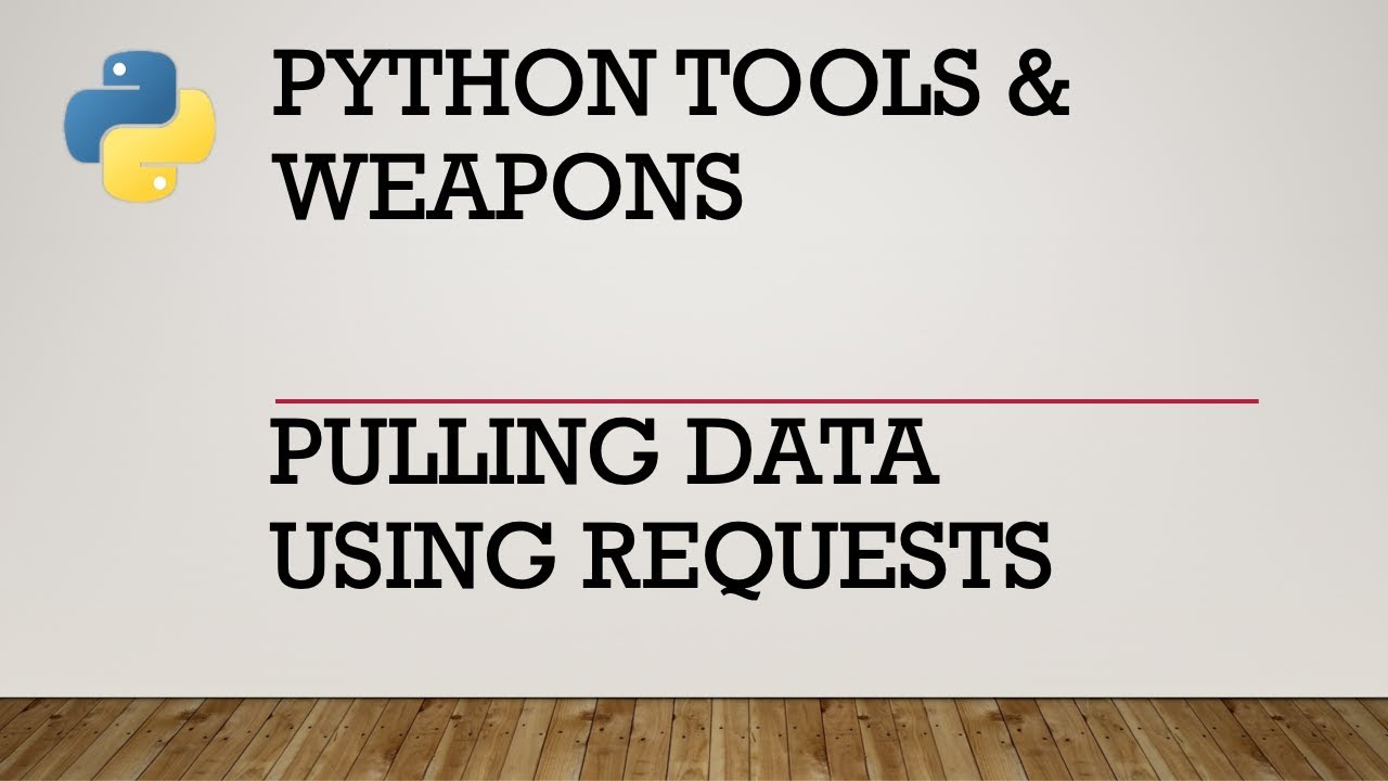 Python Requests: Pulling Data