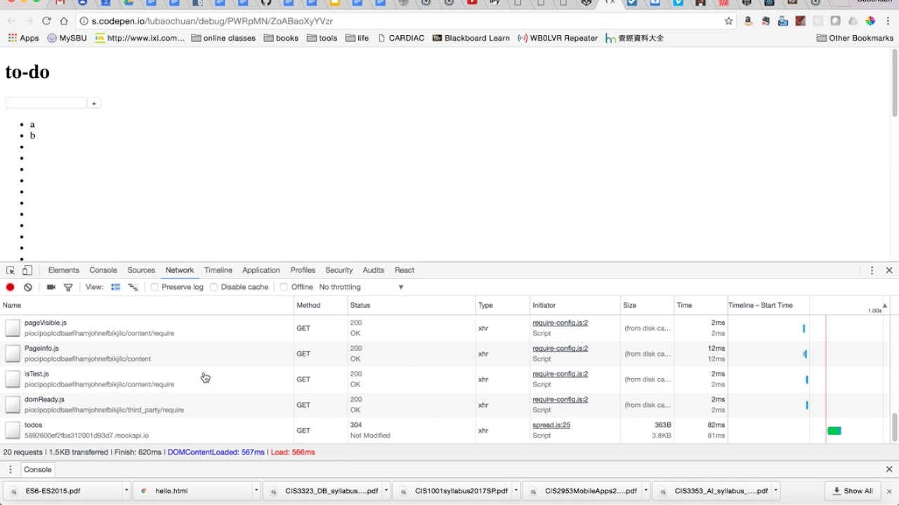 How to debug your codepen project