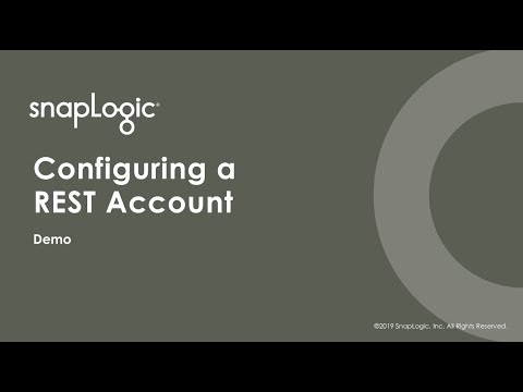 Configuring a REST account