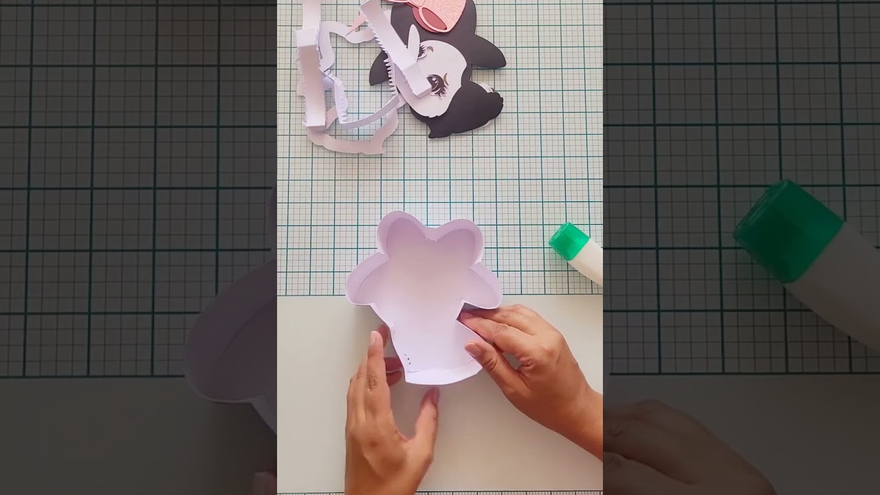 caja en forma de conejo, pascua tutorial