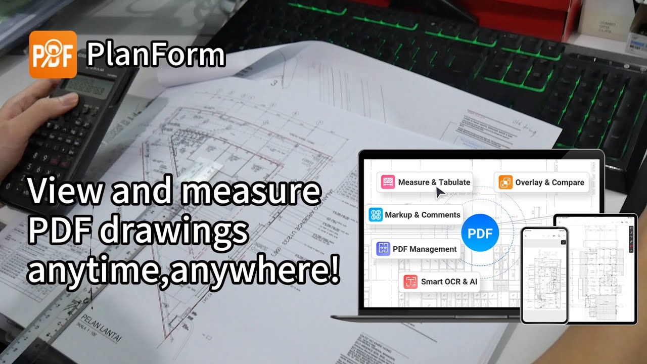 PlanForm Mobile Version| How can you view and measure PDF drawings anytime, anywhere?